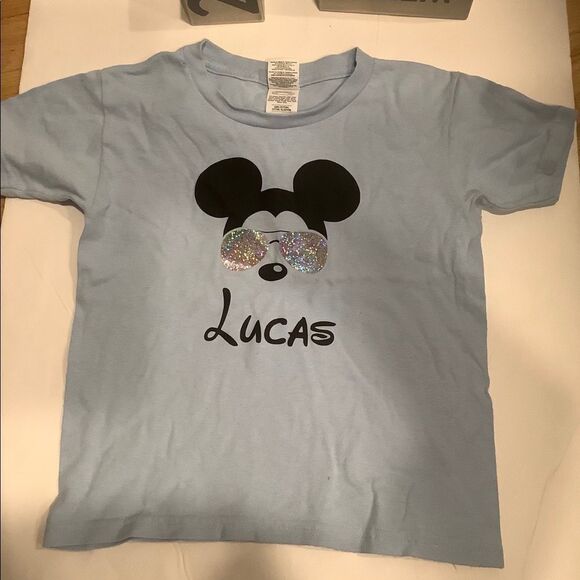 Disney | Shirts & Tops | Disneymickey Mouse Lucas Tee Tshirt Sz 5 Blue ...